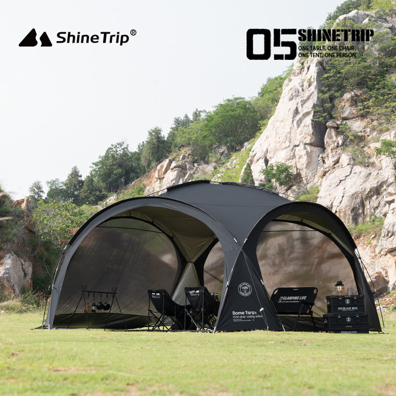 ShineTrip AeroDome Shelter - Large Dome Camping Shelter for Family Out ...